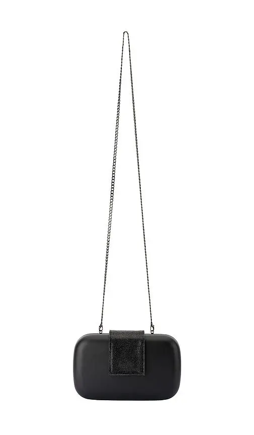 OLGA BERG Selene Crystal Tab Clutch