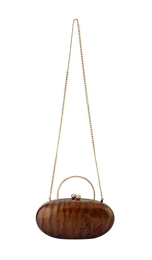 OLGA BERG Imelda Acrylic Top Handle Bag