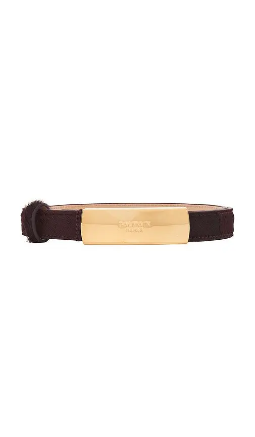 Balmain Pony 2cm Belt In . Also