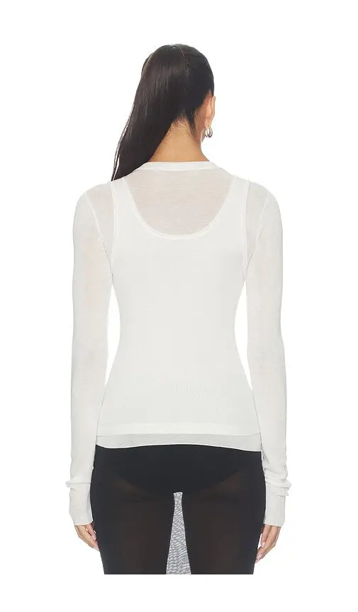 EAVES Wei Layered Crewneck In . Also