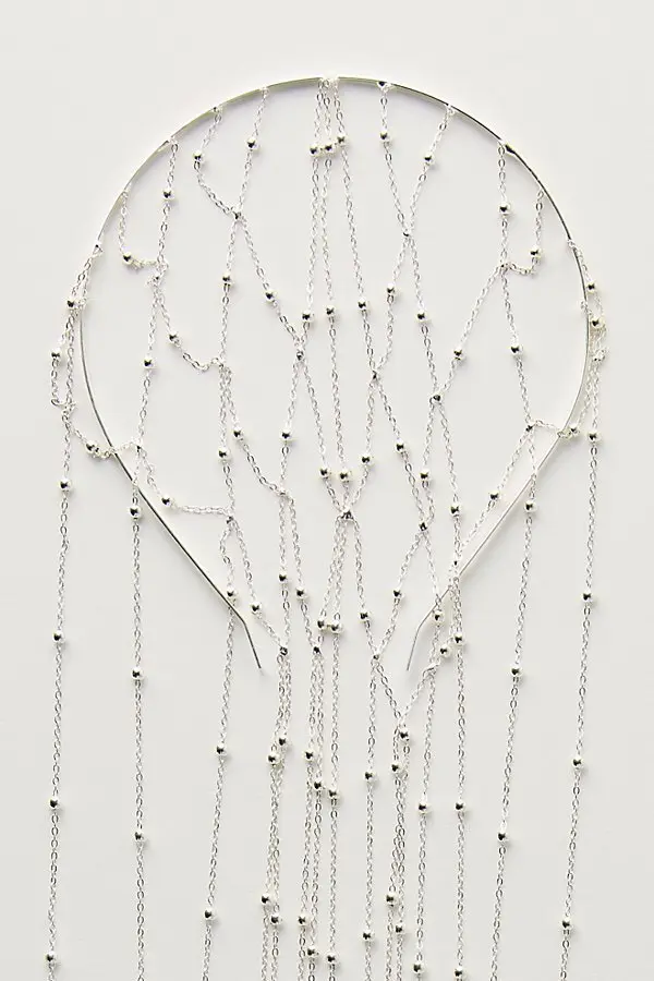 Free People Aurora Cascade Headband At - Silver