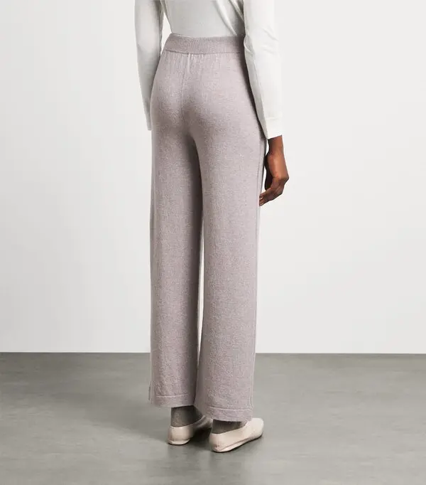 BARRIE Cashmere Wide-leg Trousers