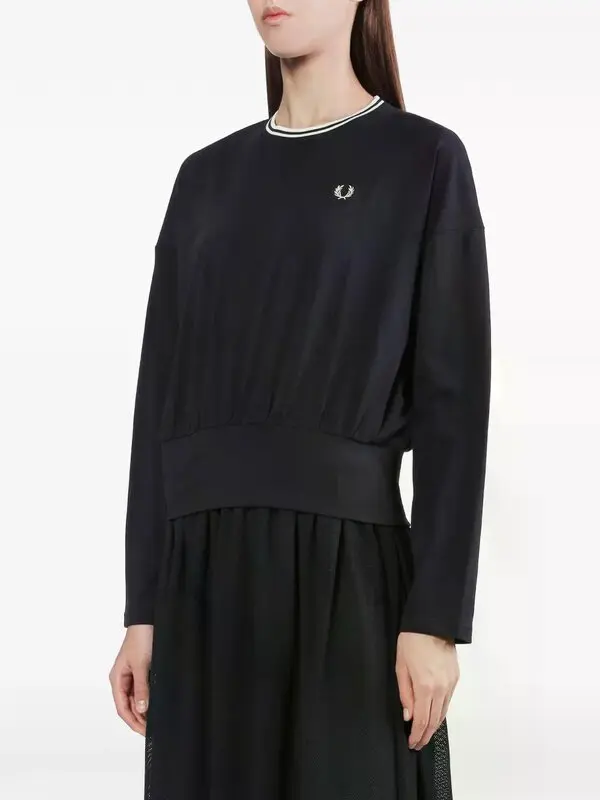Fred Perry Laurel Wreath Gathered T-shirt