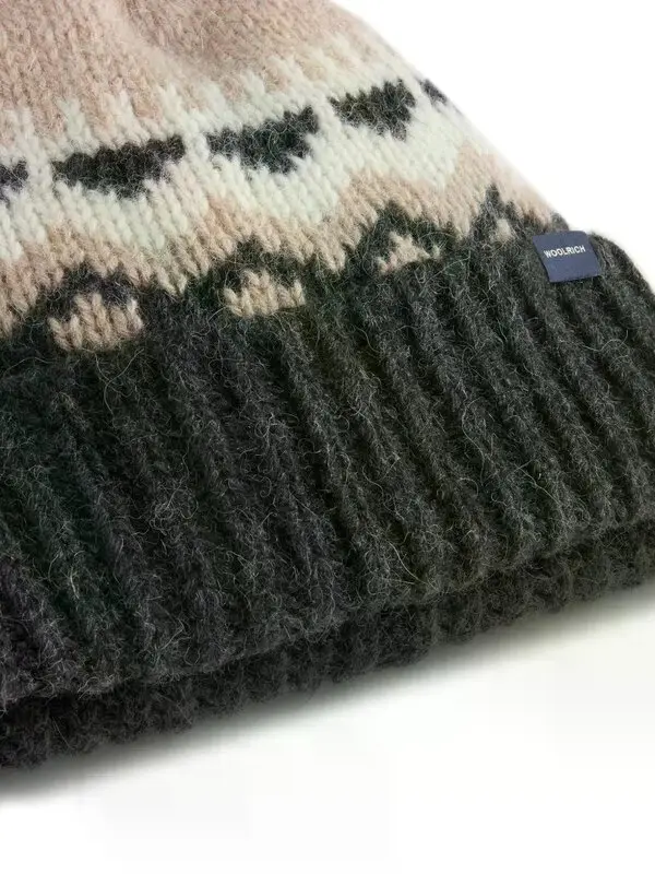 Woolrich Fair Isle Beanie Hat
