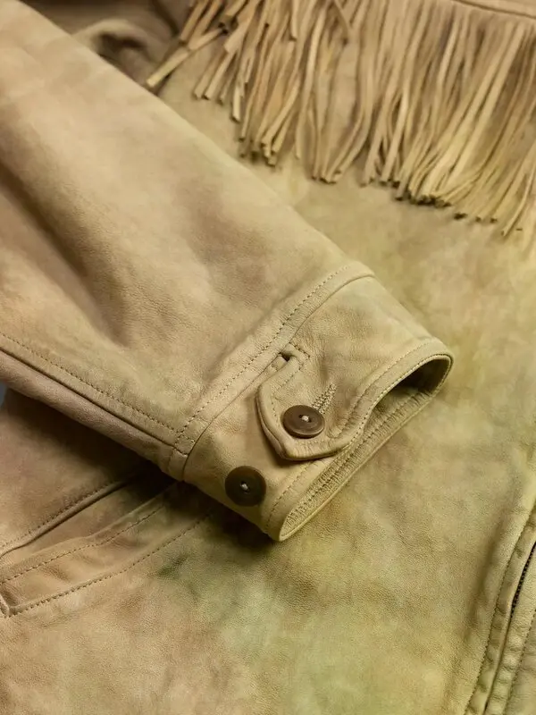 Ralph Lauren Fringe-trimmed Goat-suede Jacket