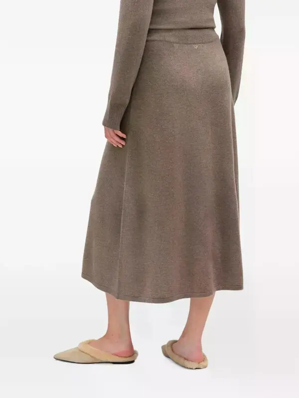 Chinti & Parker Argyle-knit Midi Skirt