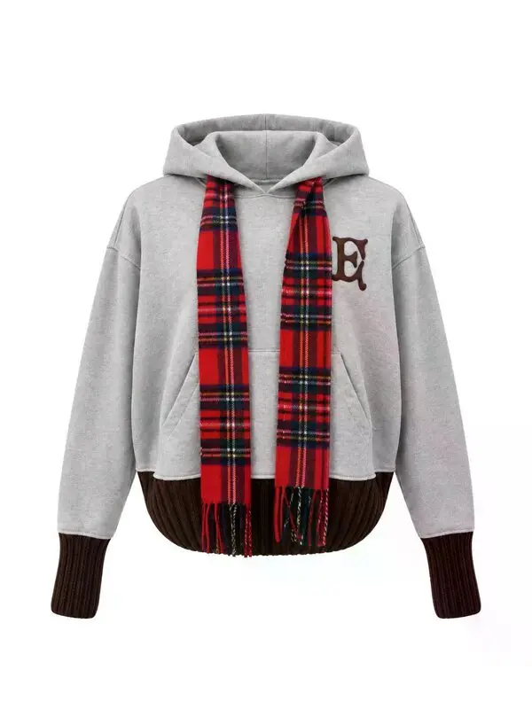 EGONLAB Logo-patch Scarf-detail Hoodie