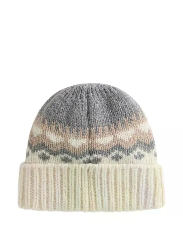 Woolrich Fair Isle Beanie Hat
