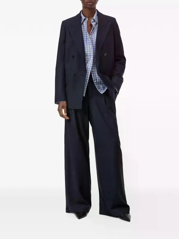 Closed Wes Belted Wide-leg Trousers