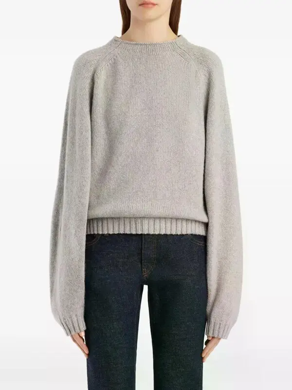 Khaite Simone Sweater In Pewter