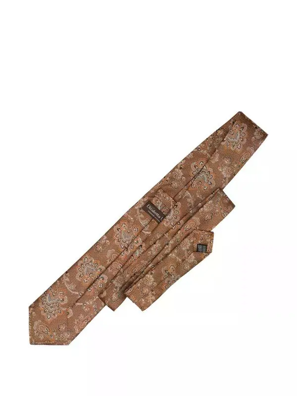 ELIZABETTA Montello Paisley Jacquard Tie