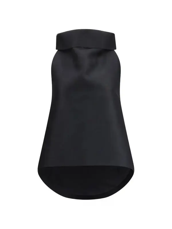 Balenciaga Bow-detail Asymmetric-hem Top