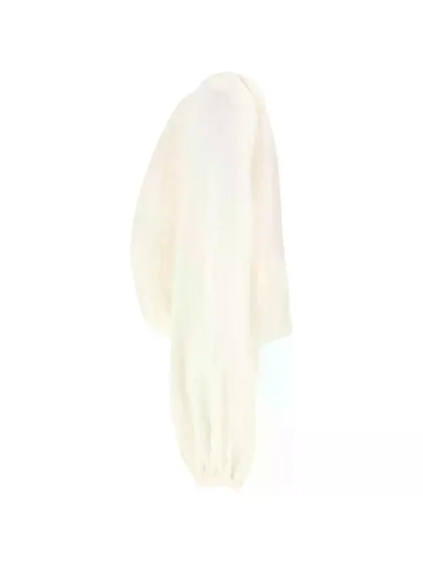 ELEH Gathered Balloon-sleeve Blouse