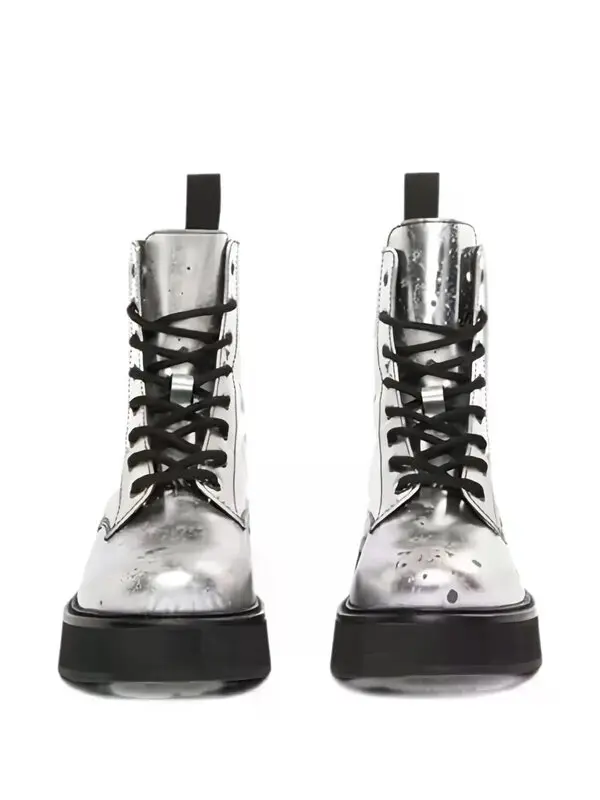 HTC LOS ANGELES Army Moon Lace-up Boots