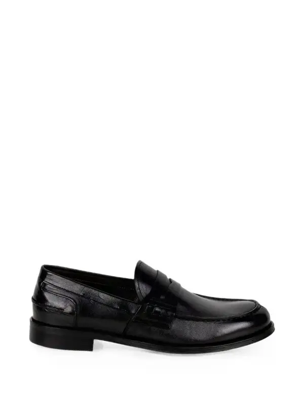 FRANCO FEDELE Panelled Penny Loafers