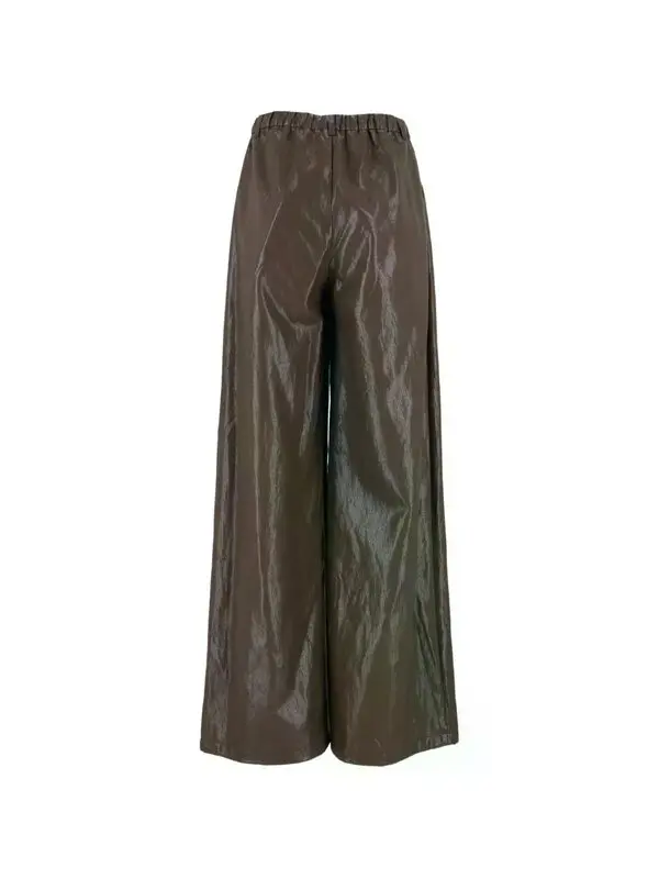 ELEH Pleated Wide-leg Trousers