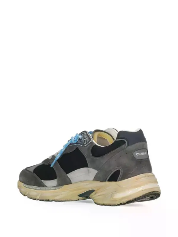 CRIME LONDON Fugitive 9094 Panelled Sneakers - Grey