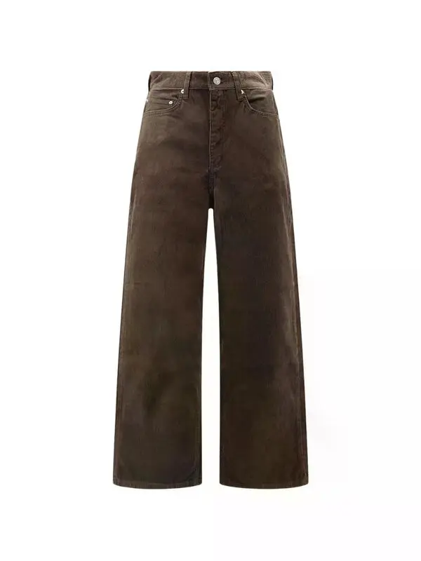 DUNST Corduroy Wide-leg Trousers