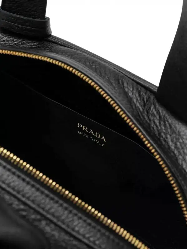 Prada Grained Leather Satchel Bag
