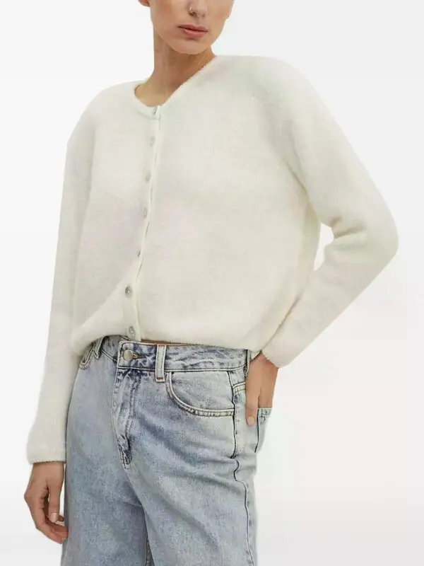American Vintage Brushed-knit Cardigan