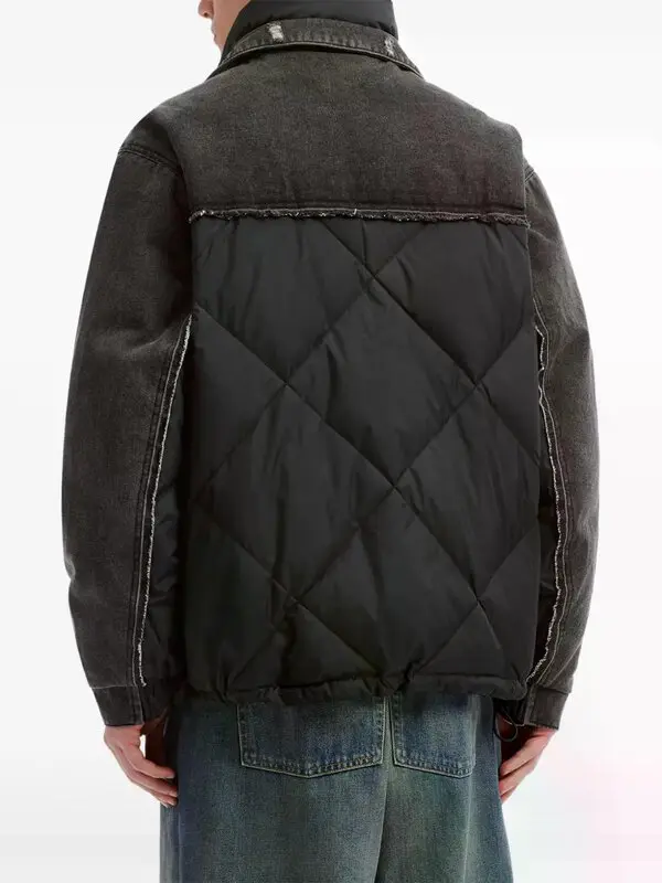 FIVE CM Quilted Panelled Denim Jacket