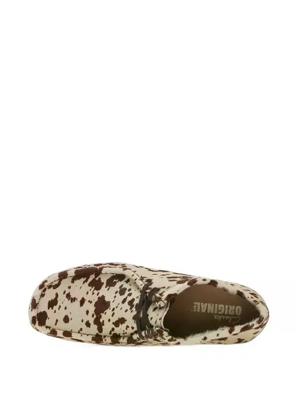 Clarks Wallabee Cow-print Boots