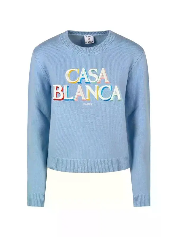 Casablanca Logo-embroidered Sweater
