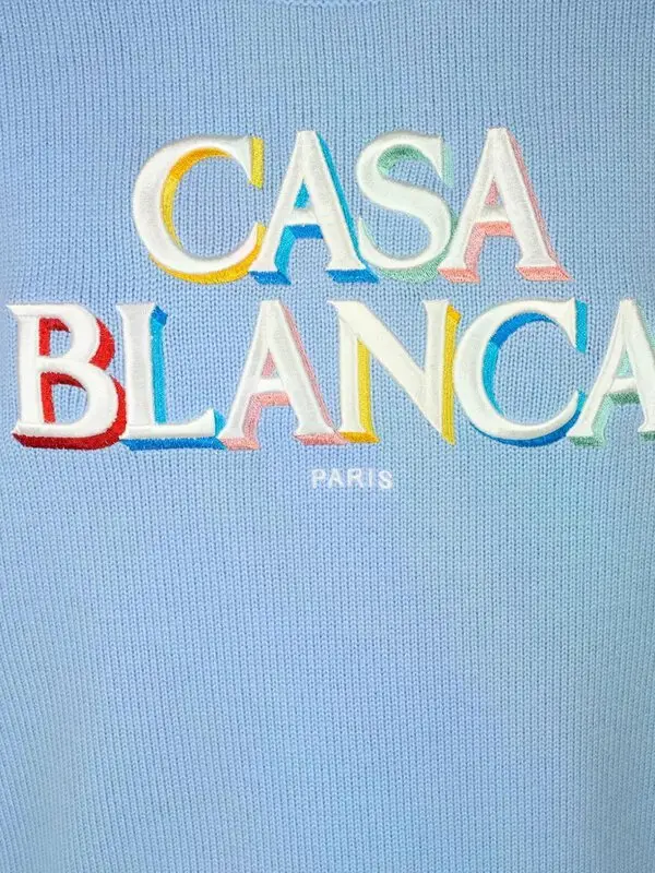Casablanca Logo-embroidered Sweater