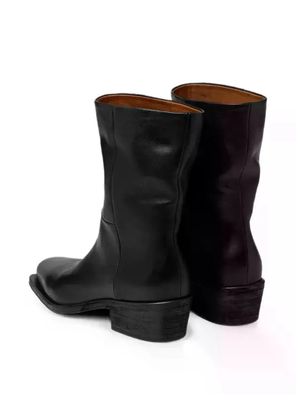 Marsèll Square-toe Leather Boots