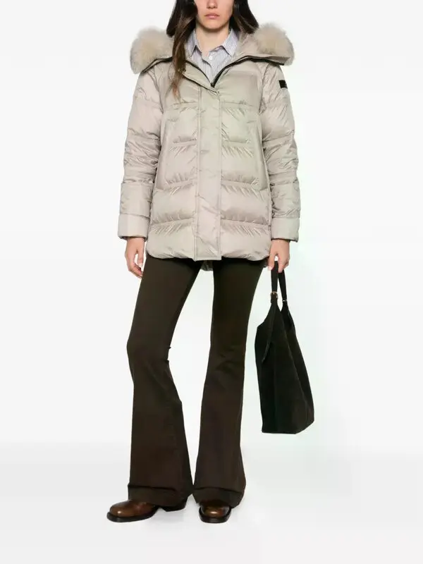 Peuterey Fur-trim Quilted Coat