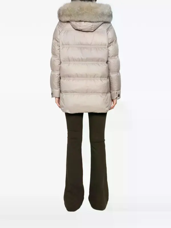 Peuterey Fur-trim Quilted Coat