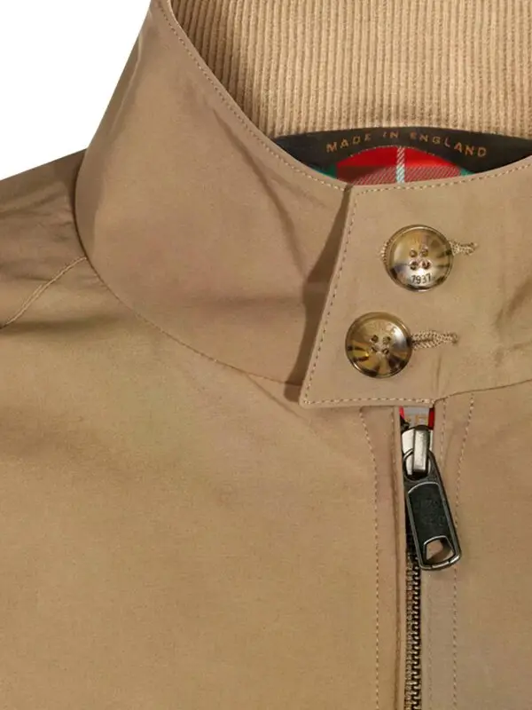 BARACUTA G9 Harrington Zip-up Jacket - Brown