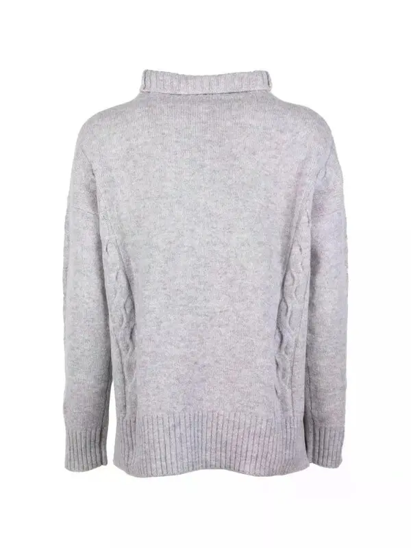 KANGRA Cable-knit Roll-neck Sweater