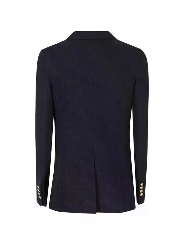 CIRCOLO 1901 Double-breasted Textured-finish Blazer