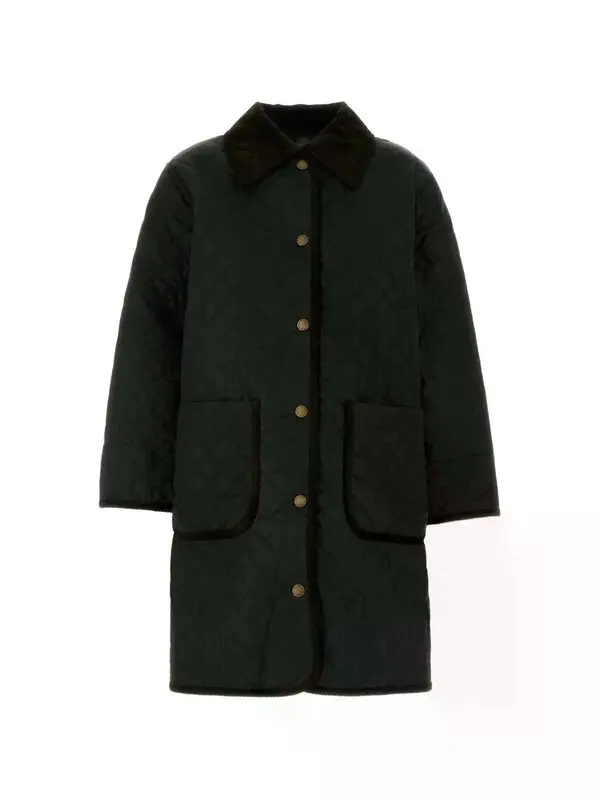 Barbour Carly Quilted Coat - Green