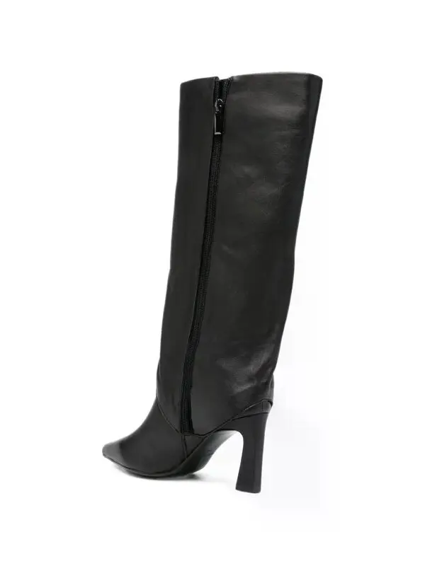 BRUNO PREMI Buckle-detail Pointed-toe Knee-high Boots