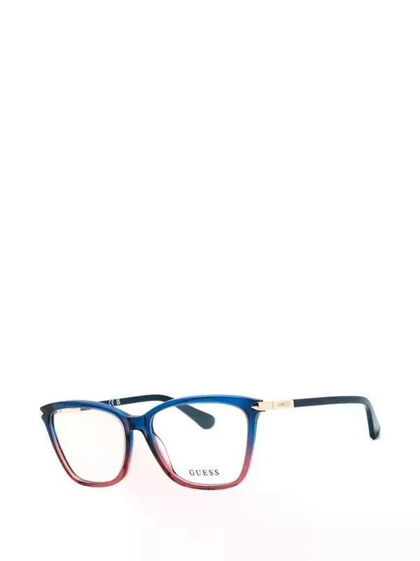 Guess Gradient-effect Rectangle-frame Glasses