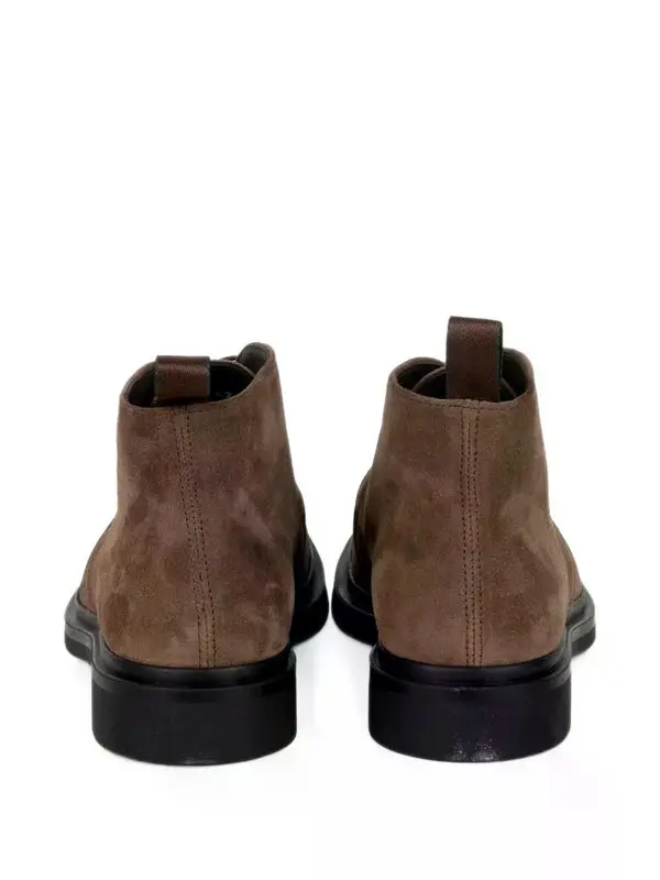 FRANCO FEDELE Lace-up Suede Boots