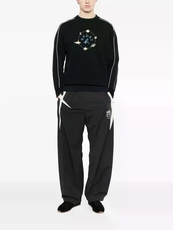 AGNES B. Logo Sweatshirt - Black