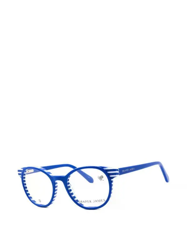 DRAPER JAMES Striped Round-frame Glasses