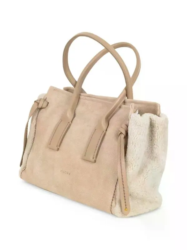 VISONA` Medium Cortina Stone Tote Bag - Neutrals