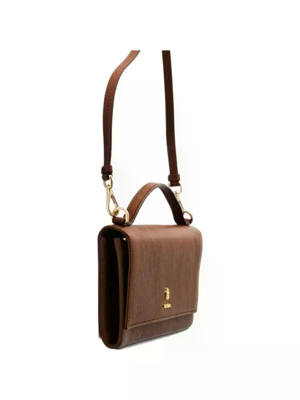 Prada Leather Wallet Shoulder-strap Mini Bag - Brown