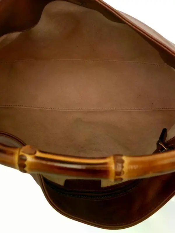 Gucci 2000-2015 Medium Calfskin Bamboo Diana Satchel
