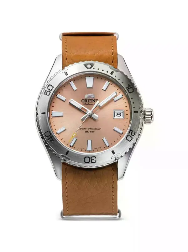 ORIENT Mako Sports 39mm Watch - Orange