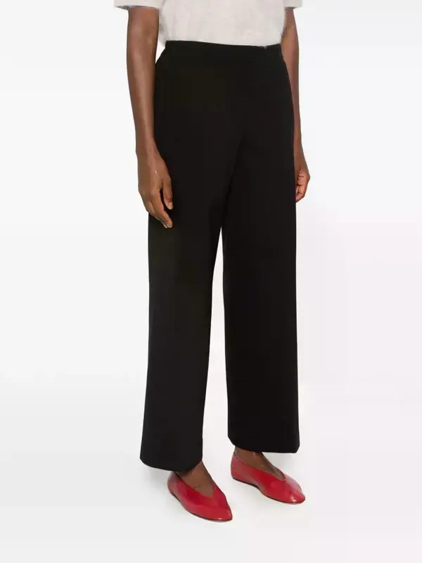 VIA MASINI 80 Elasticated-waist Wide-leg Trousers