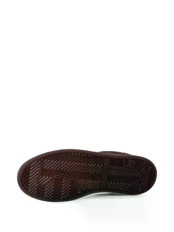 CALCE Suede Panelled Low-top Sneakers