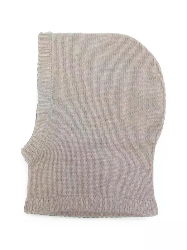 Soft Goat Ribbed-knit Cashmere Balaclava