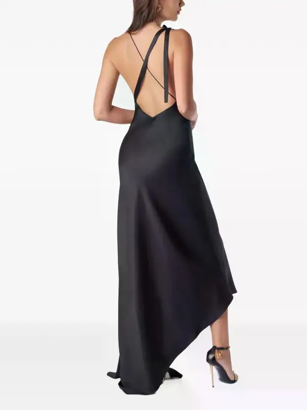 IL VOLO Asymmetric Bow-detail Maxi Dress