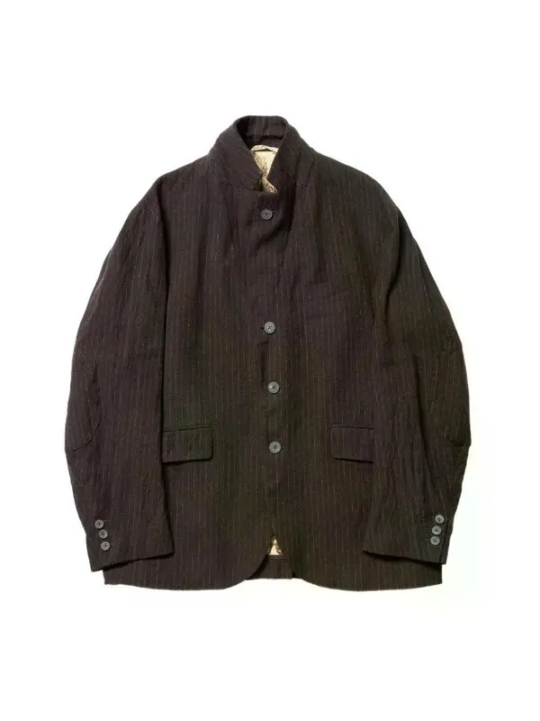 CALMLENCE Pinstripe Single-breasted Jacket