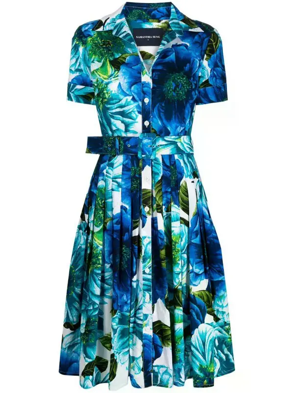 Samantha Sung Audrey Floral-print Dress